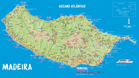 Madeira Island Map | www.visitportugal.com